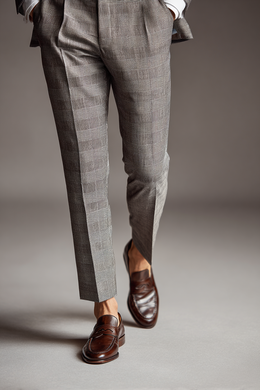 Men’s Check Trousers – Tailored Patterns | Suitoria